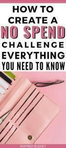 How To Do a No Spend Challenge and Save More Money